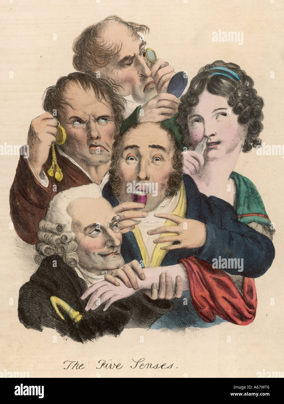 Five senses hi-res stock photography and images - Alamy