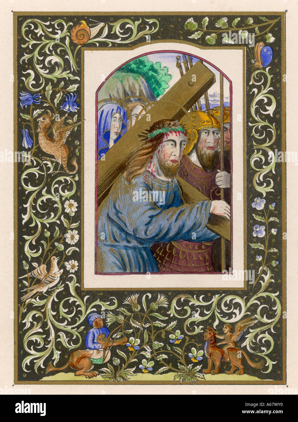 Jesus carries cross hi-res stock photography and images - Alamy