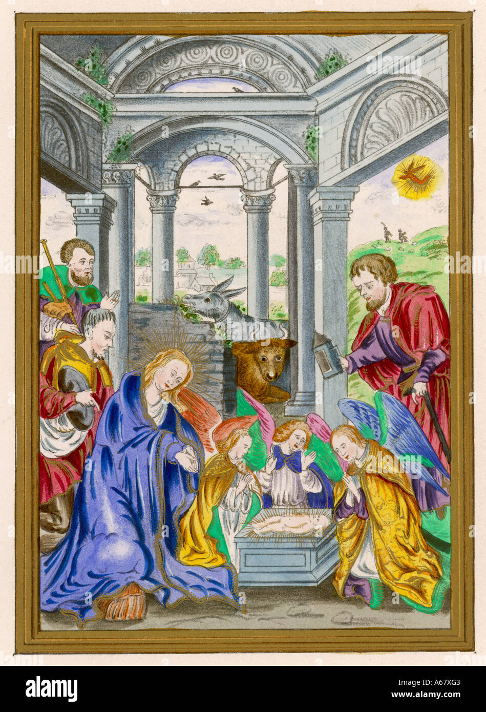 Angels and nativity hi-res stock photography and images - Alamy