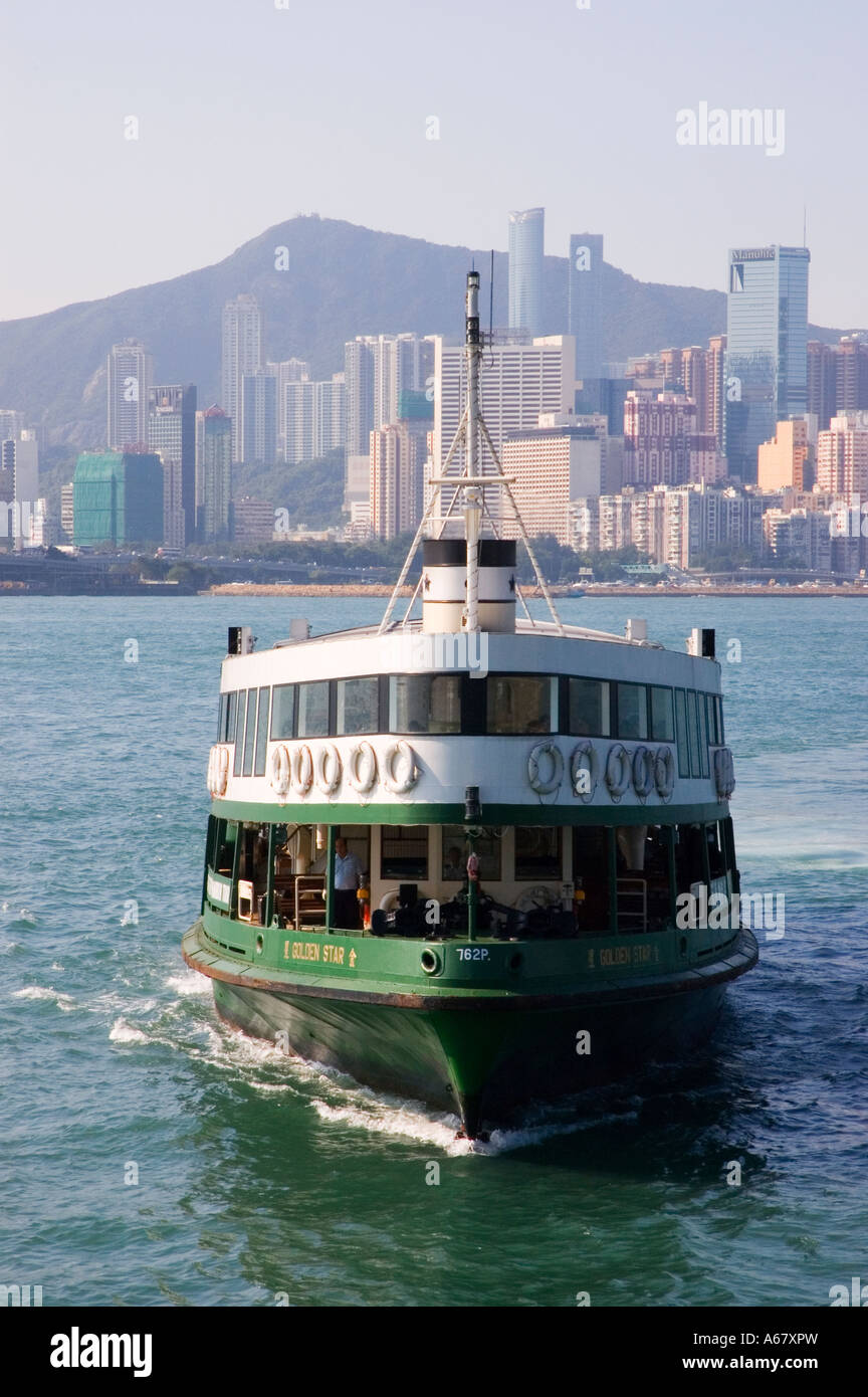 Stock photograph of a Star Ferry on Victoria Harbour in Hong Kong. 2006 ...