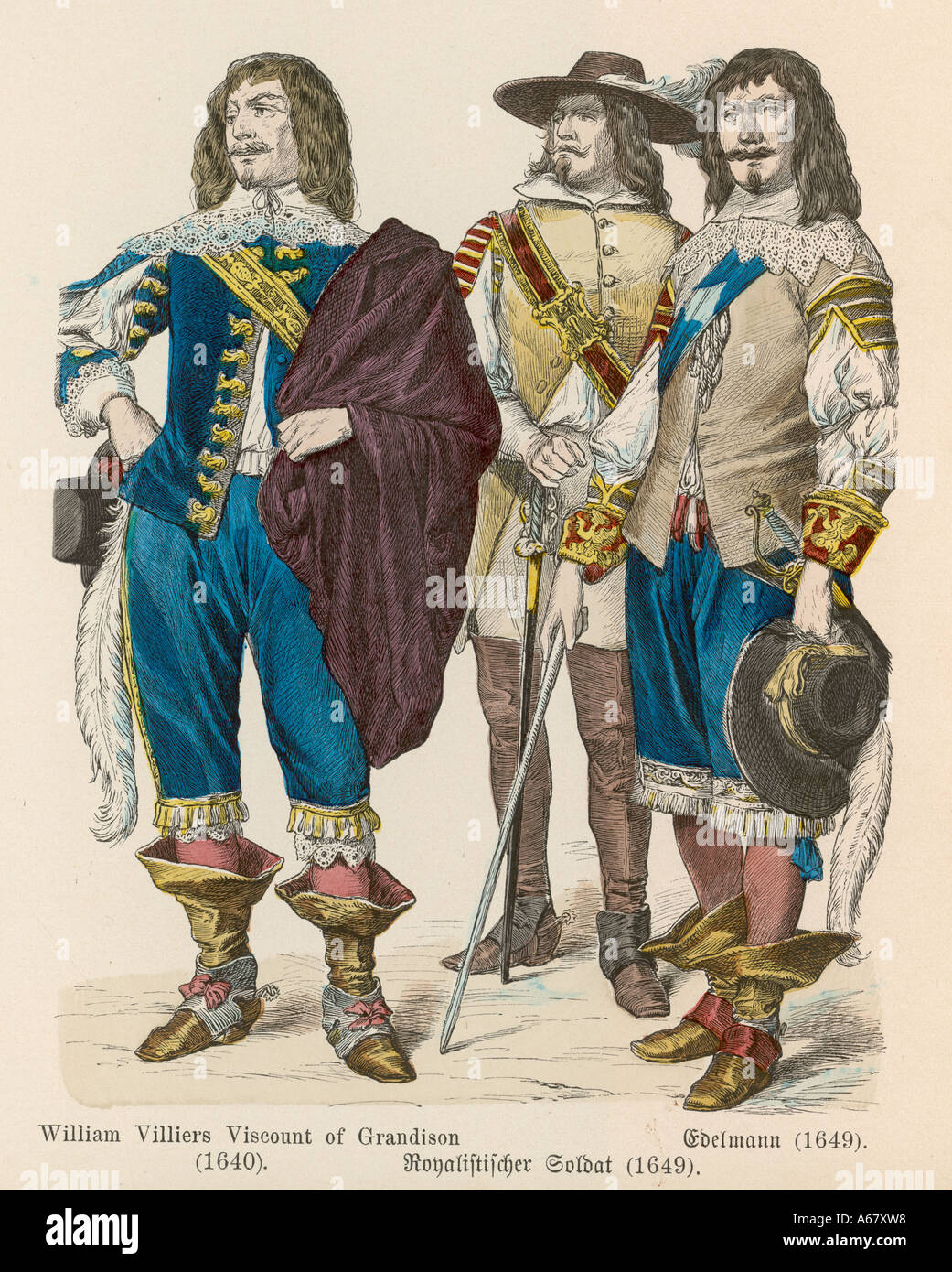 English Royalists 1640 9 Stock Photo: 6565655 - Alamy