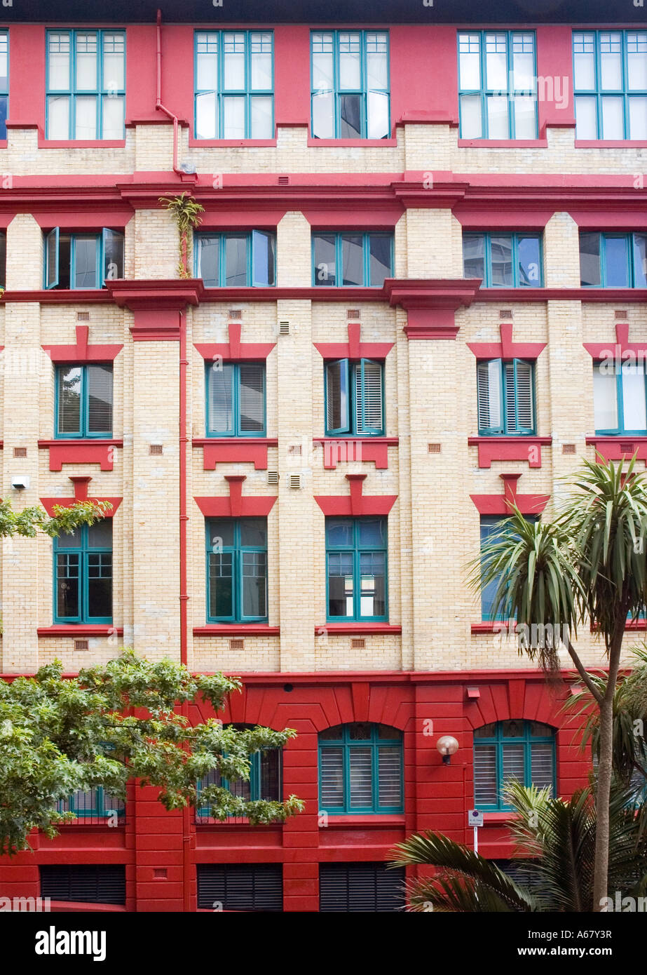 Stock photograph of a renovated apartment building in the CBD of ...