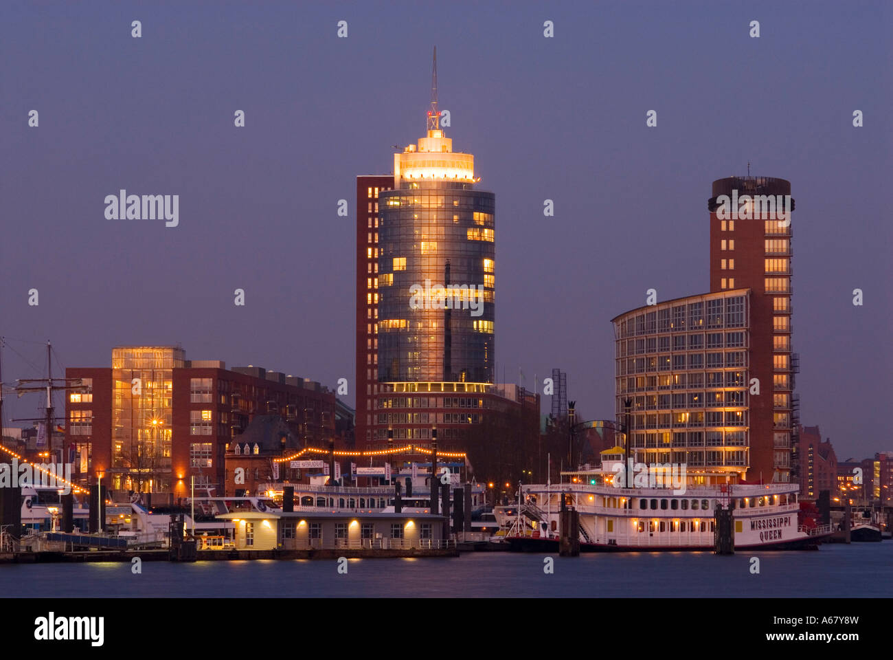 Hanseatic Trade Center at Kehrwiederspitze in Hamburg Hafencity ...