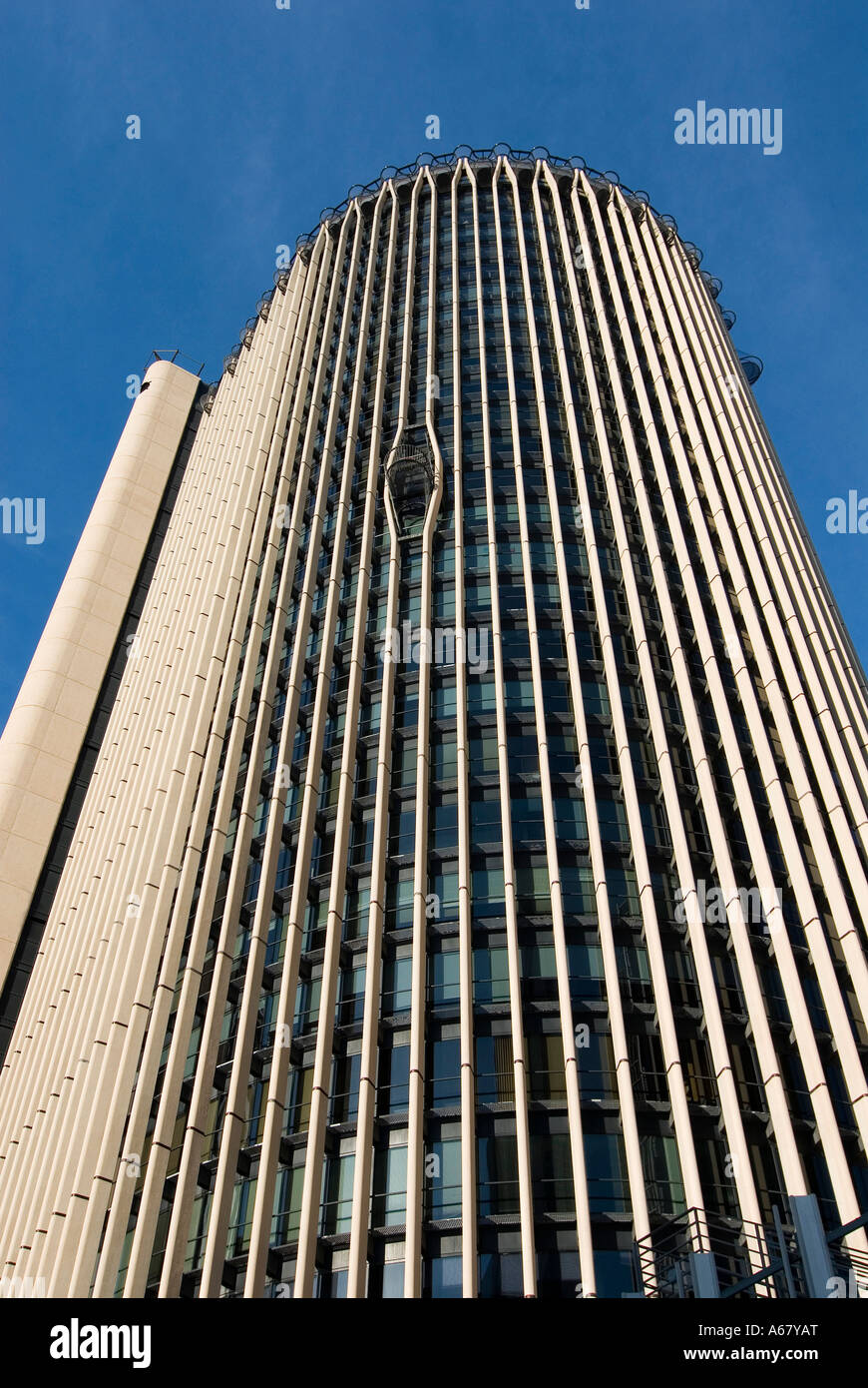 Torre Europa, a modern office building in the business district AZCA in ...