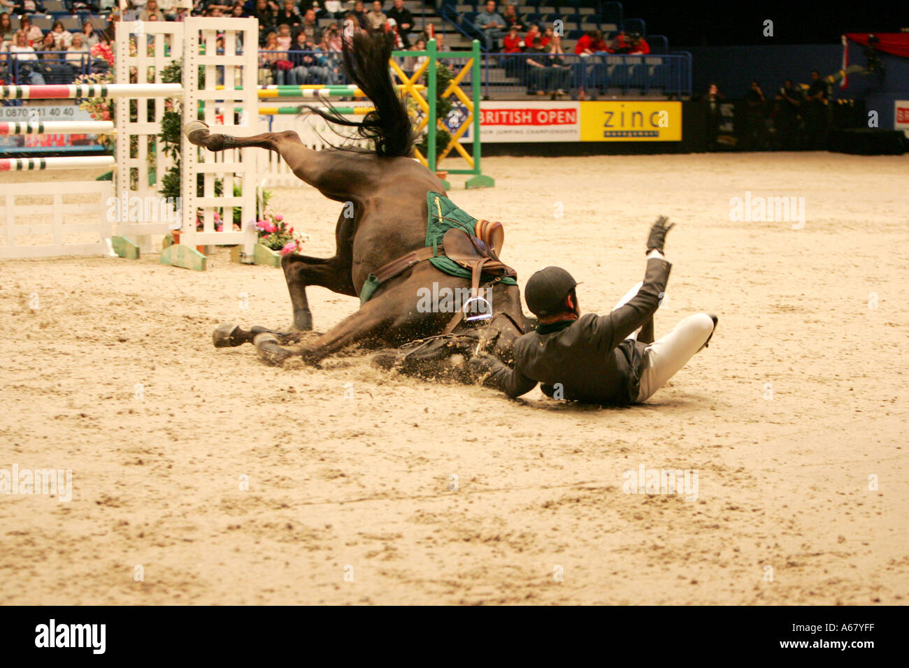 Eventing horserider fall hi-res stock photography and images - Alamy