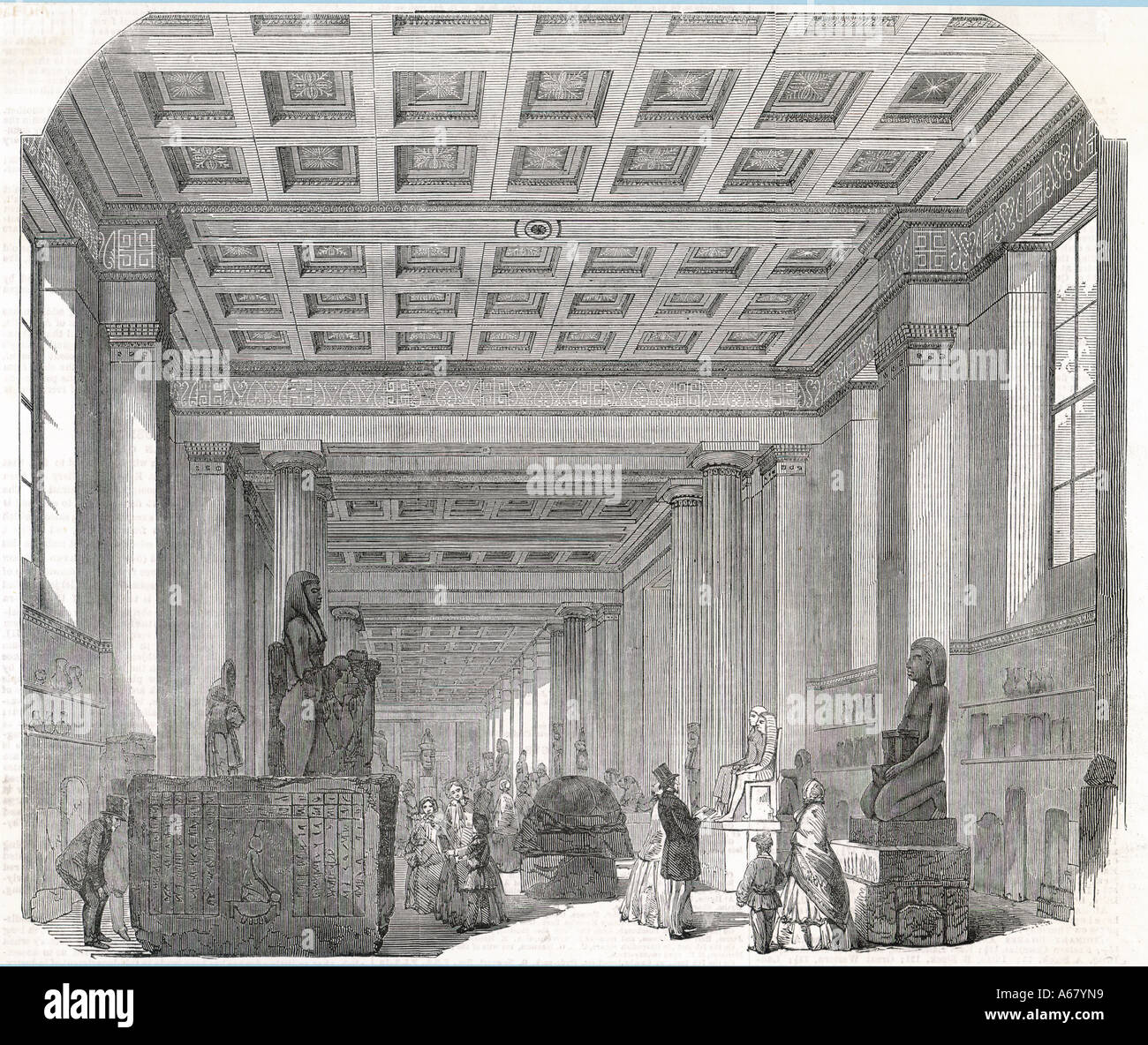 Egyptian room british museum hi-res stock photography and images - Alamy