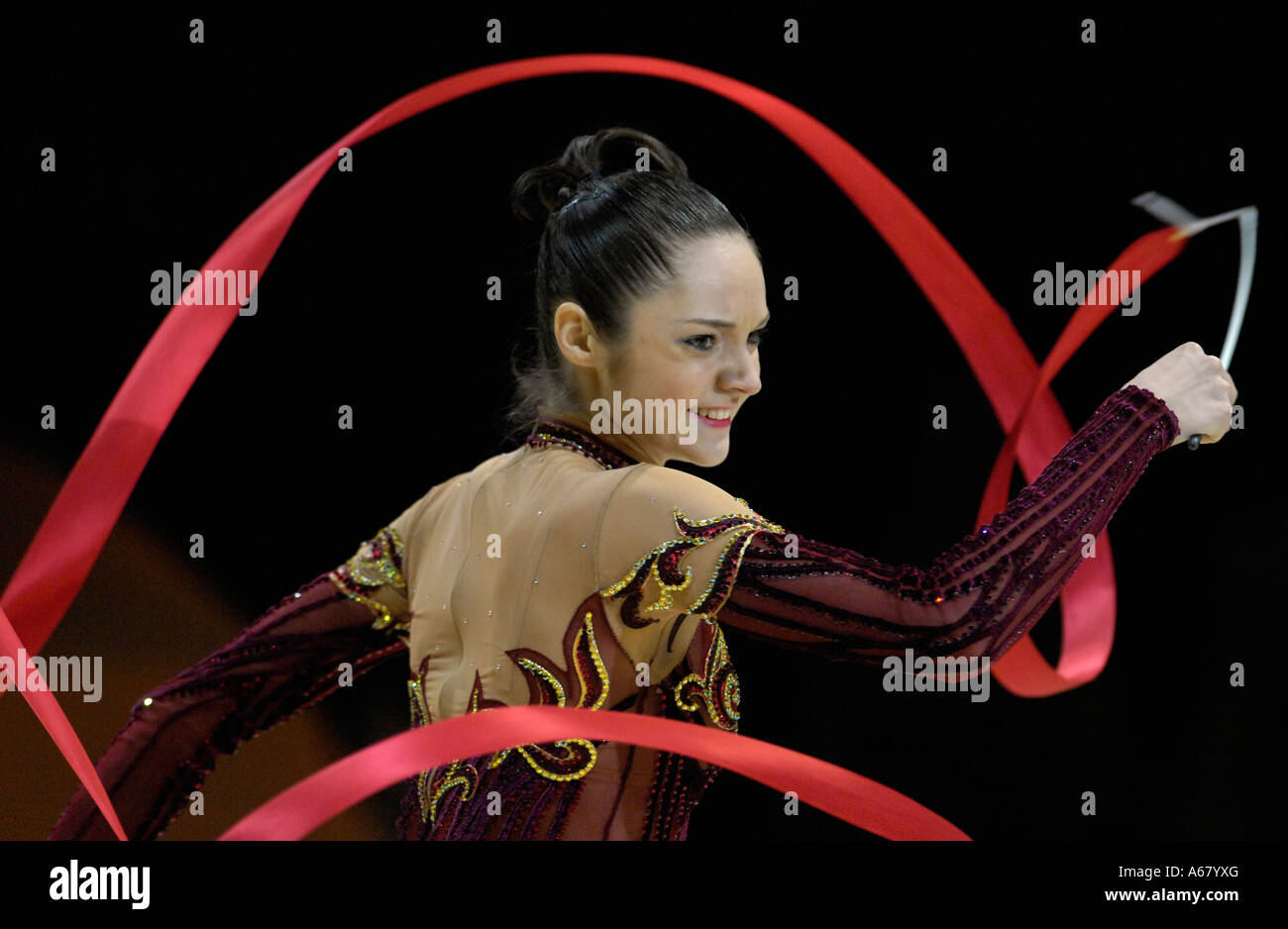 RG Anna BESSONOVA UKR Olympic and World Champion of Rhytm Gymnastics ...