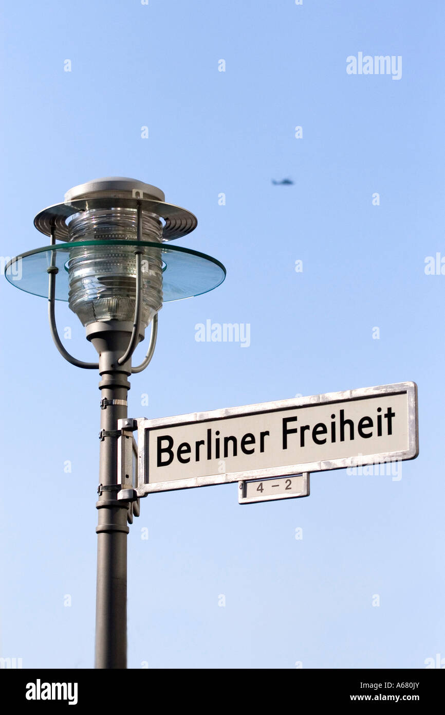 Street sign, Berlin, Germany Stock Photo - Alamy