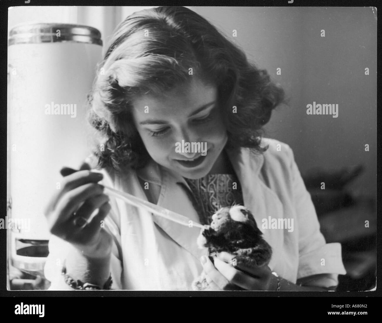 Woman time not sleeping Black and White Stock Photos & Images - Alamy