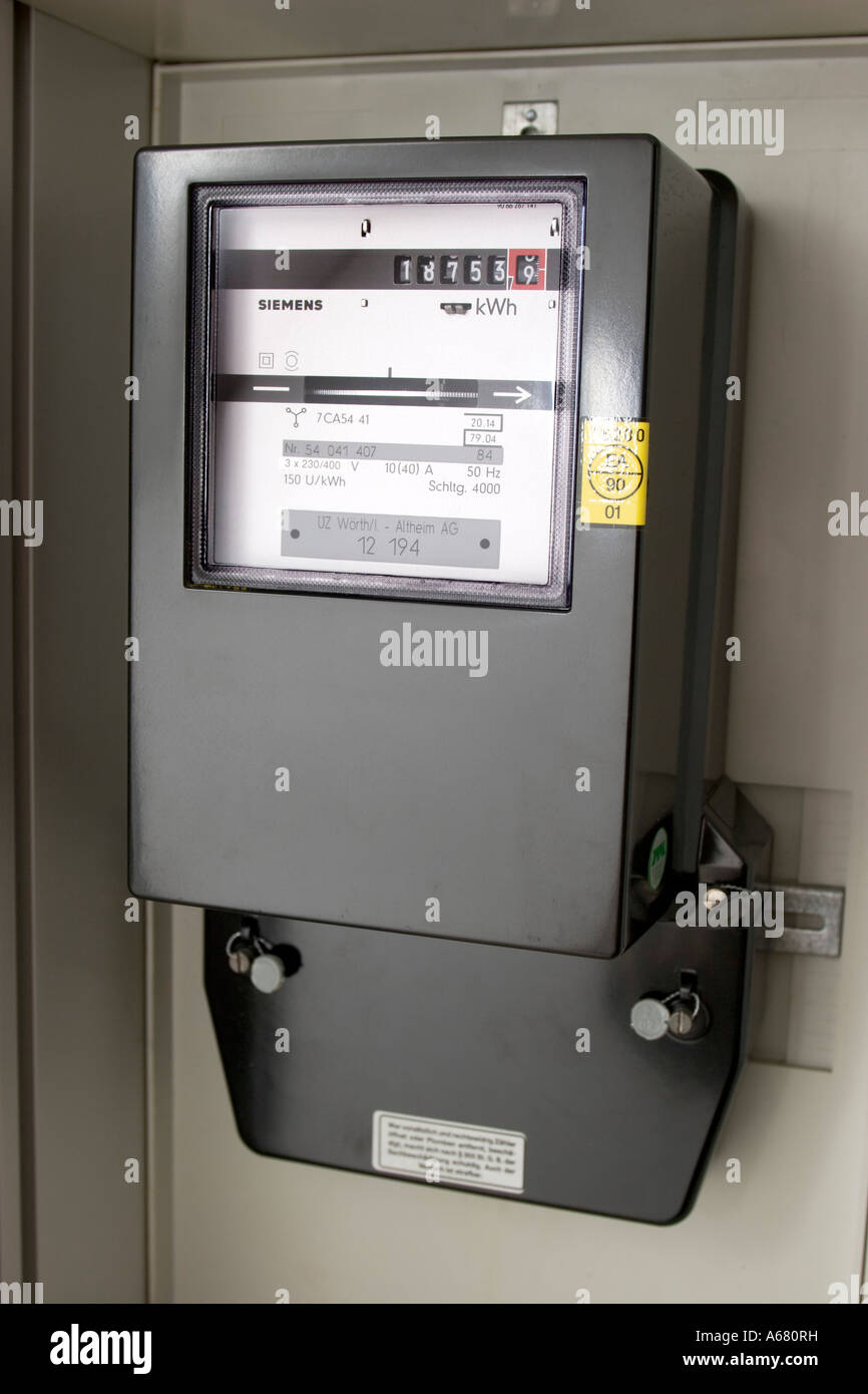 Waste meter hi-res stock photography and images - Alamy