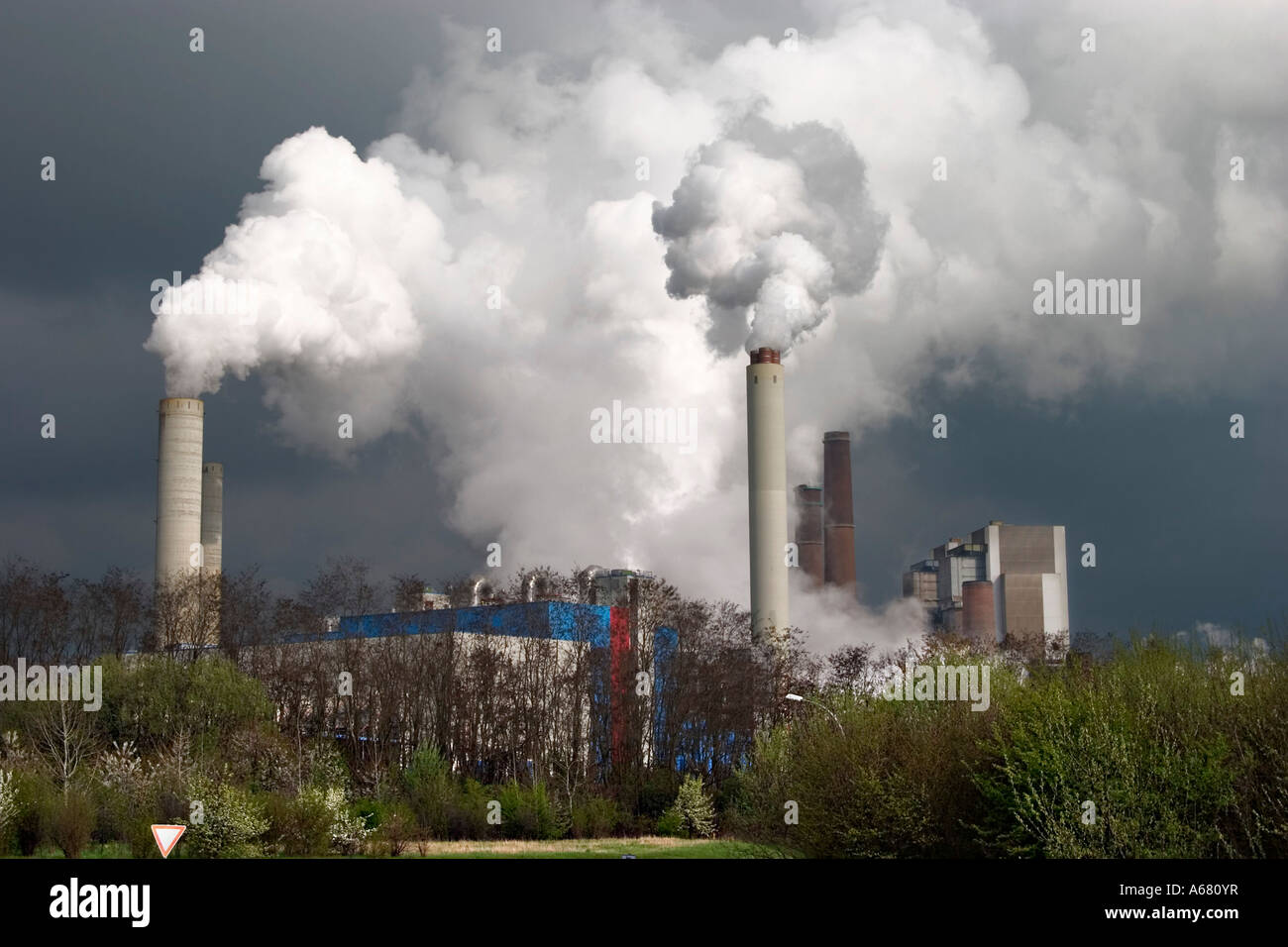 Power plant Eschweiler, North Rhine-Westphalie, Germany Stock Photo - Alamy