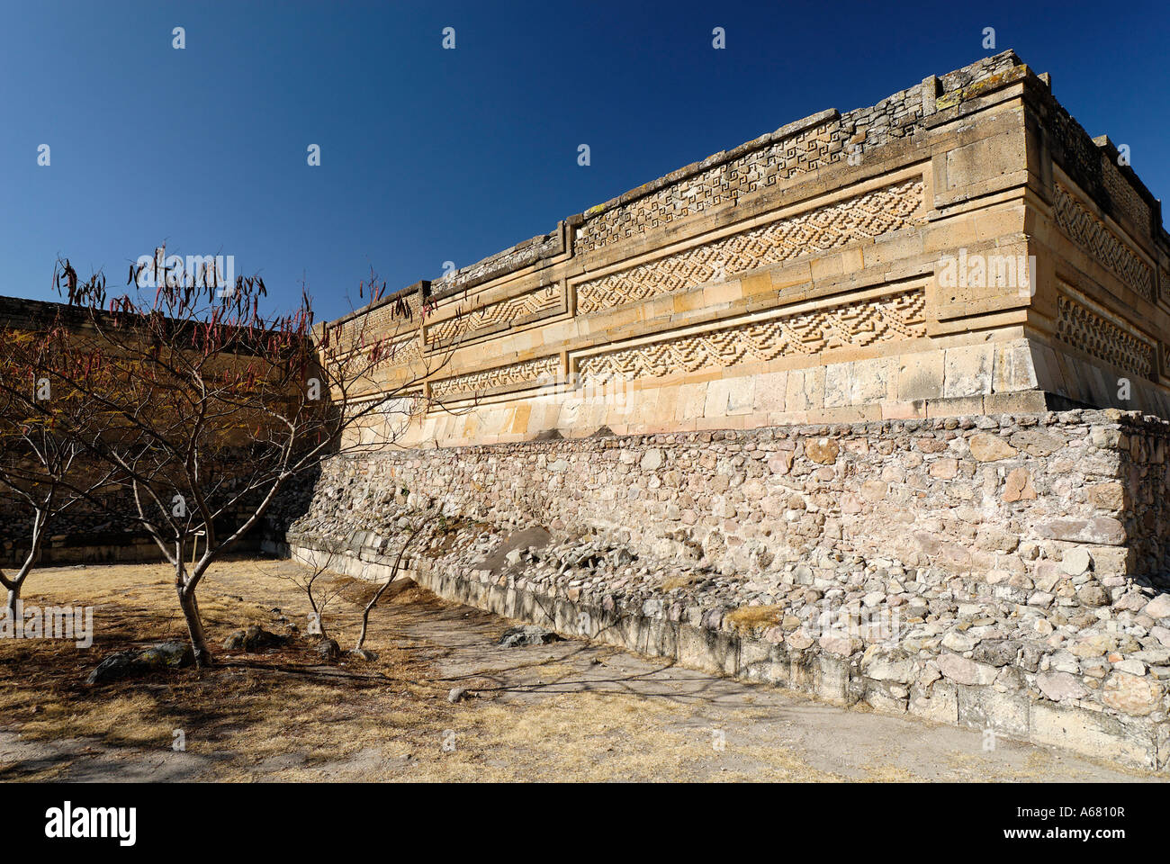 Mixtecan Grupo de las Columnas, Mitla, Lyobaa, Oaxaca Stock Photo - Alamy