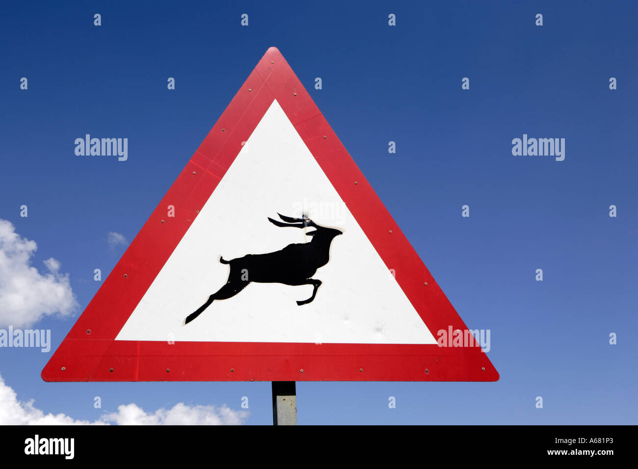 Antelope warning sign hi-res stock photography and images - Alamy