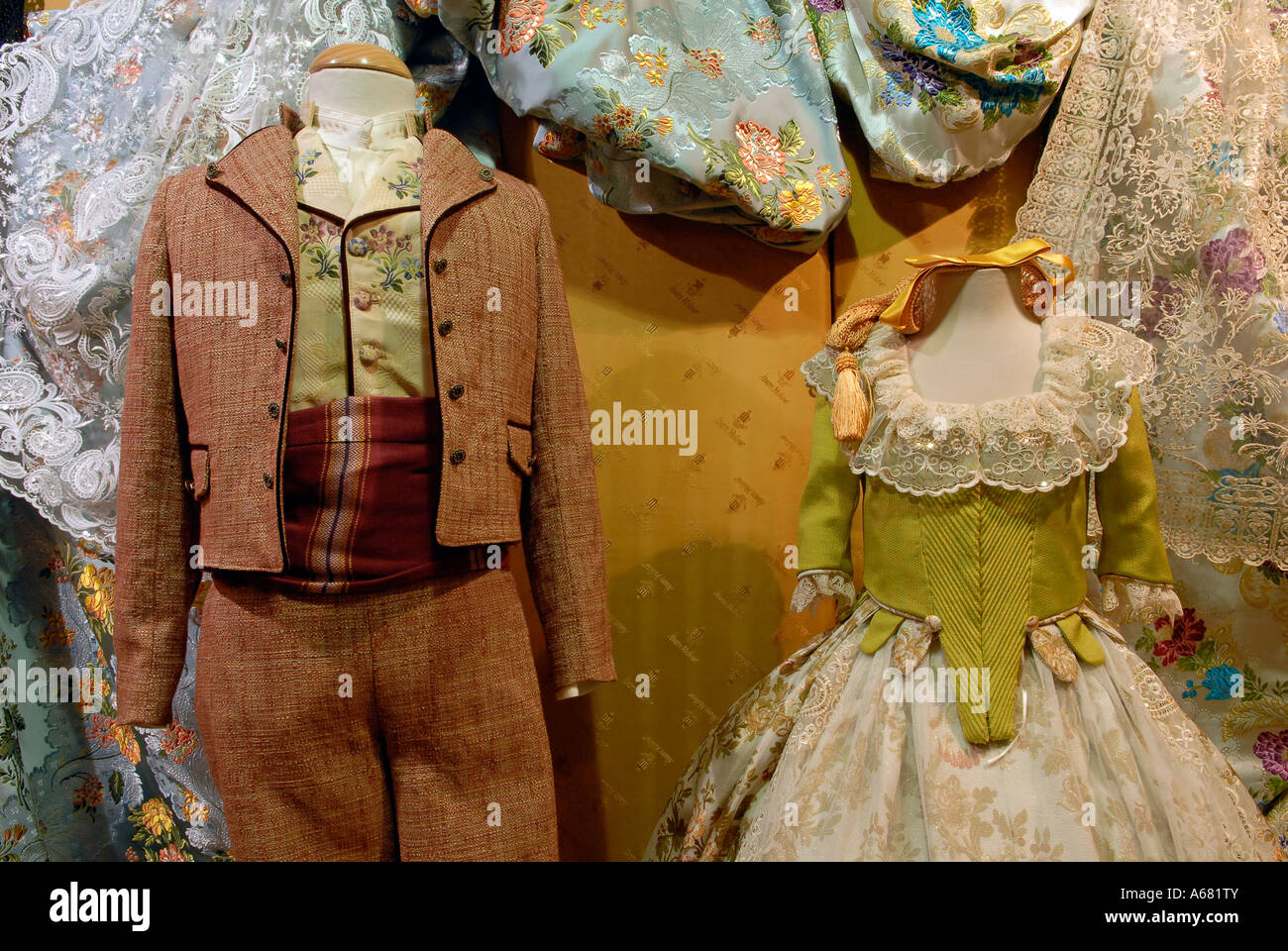 Traditional Spanish wardrobe for sale in Valencia Spain Stock Photo - Alamy