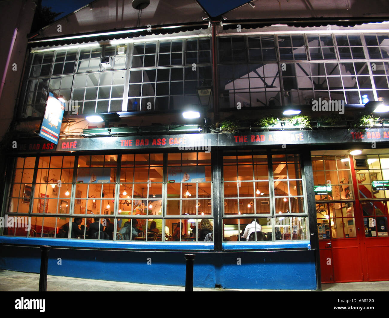 Facade of The Bad Ass Cafe Crown Alley Dublin Stock Photo - Alamy