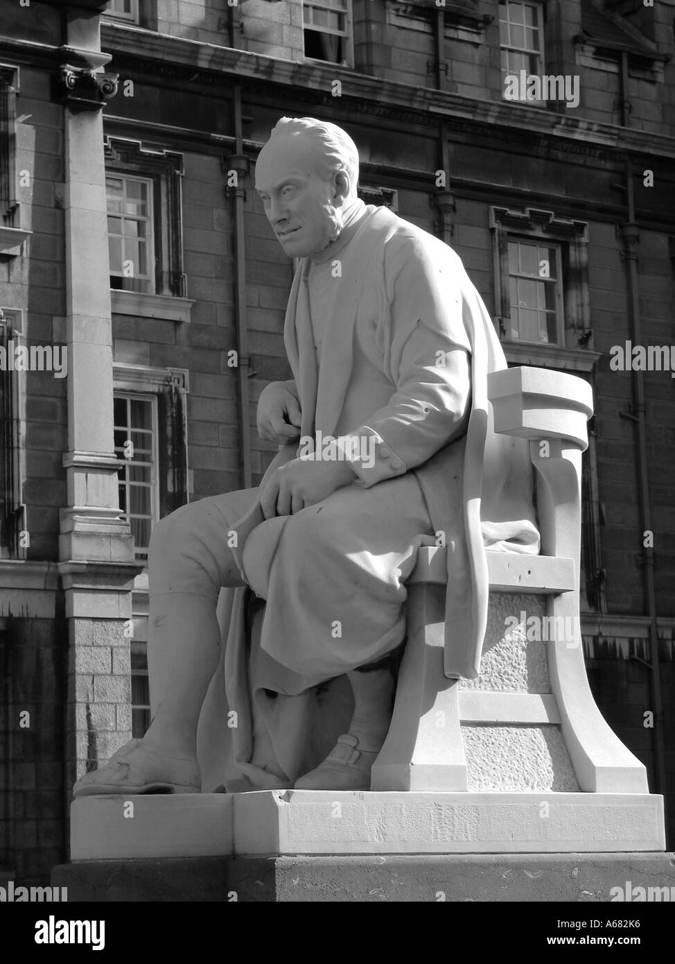 Statue of mathematician and theologian George Salmon Trinity College ...
