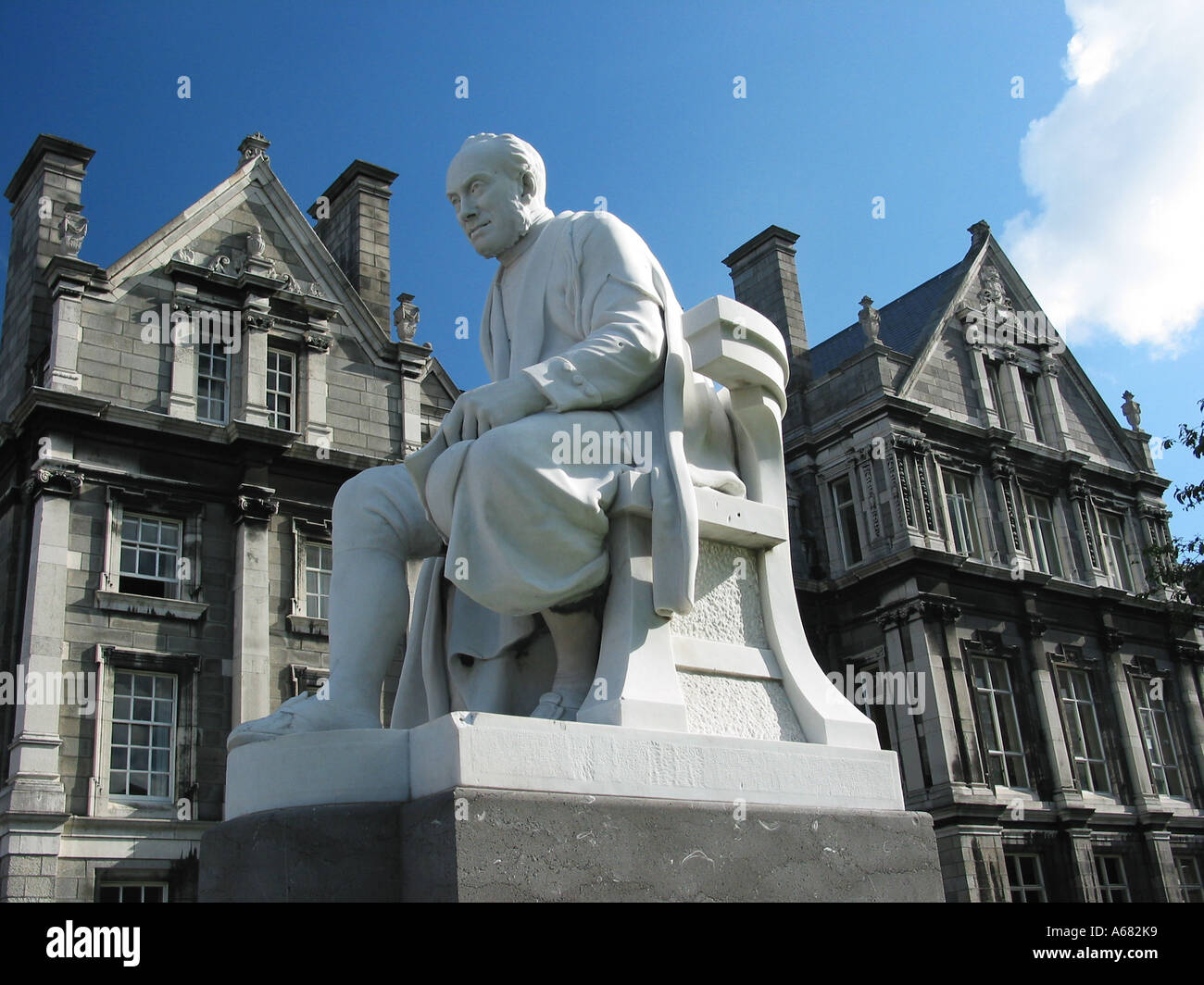 Statue of mathematician and theologian George Salmon Trinity College ...