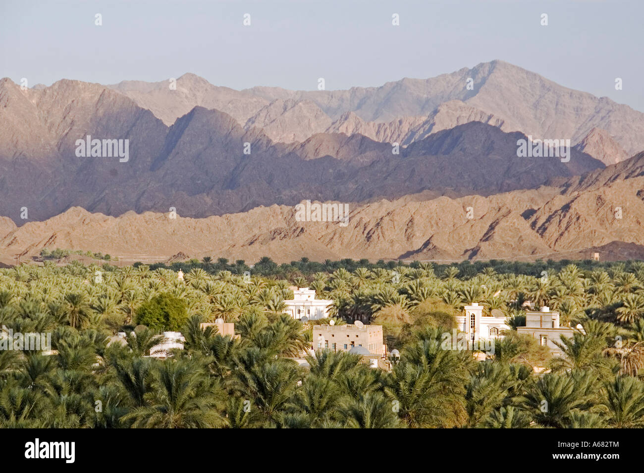 Oasis from Rustaq Oman Stock Photo - Alamy