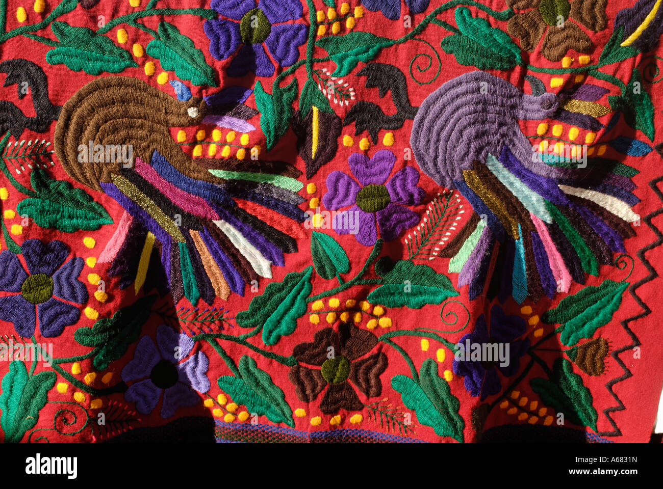 Traditional Maya patterns from Chiapas, Mexico Stock Photo - Alamy