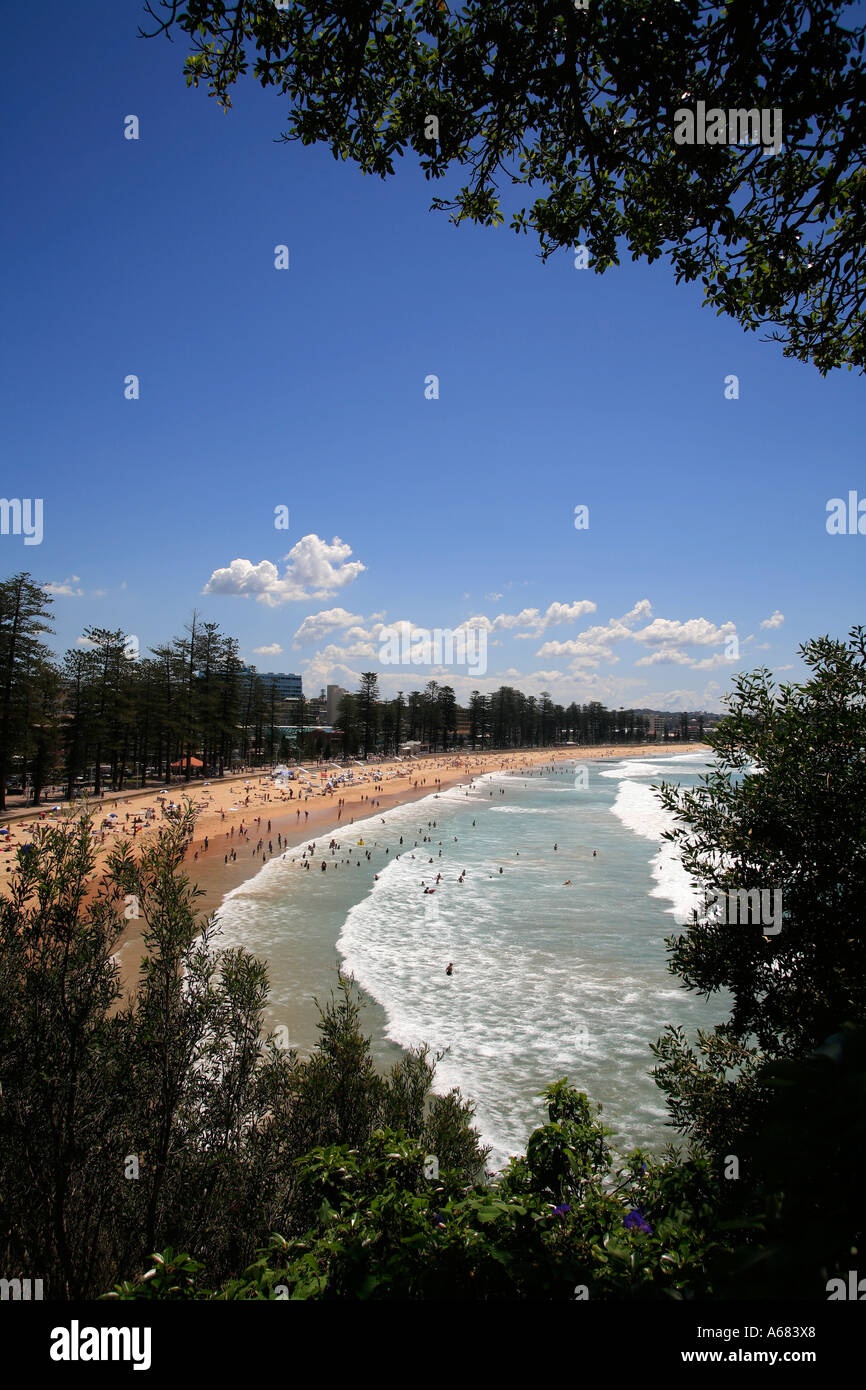 Sydney Australia Manly Ocean beach Stock Photo - Alamy