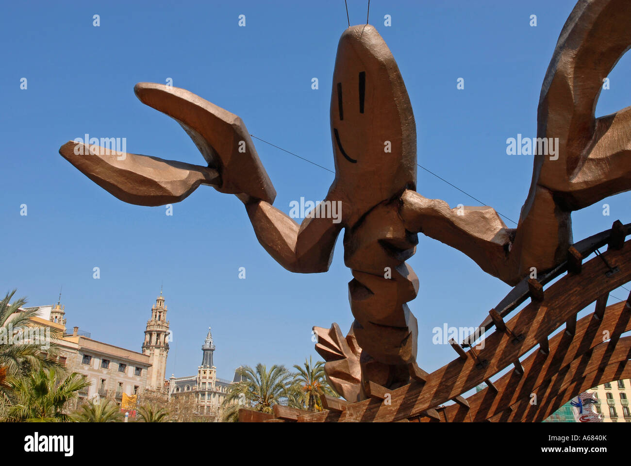 Gambrinus Giant lobster statue designed by Spanish artist Javier ...