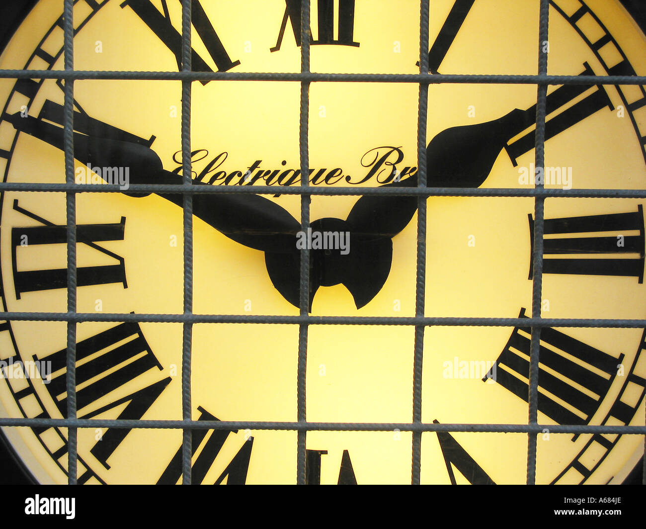 Background image of large clock Stock Photo - Alamy