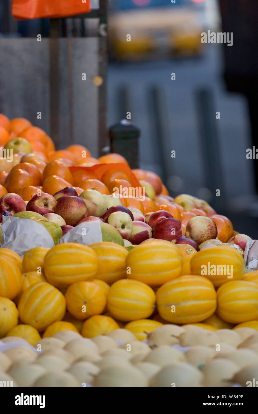 Crop of fruit stand in China Town Manhattan NY Stock Photo - Alamy