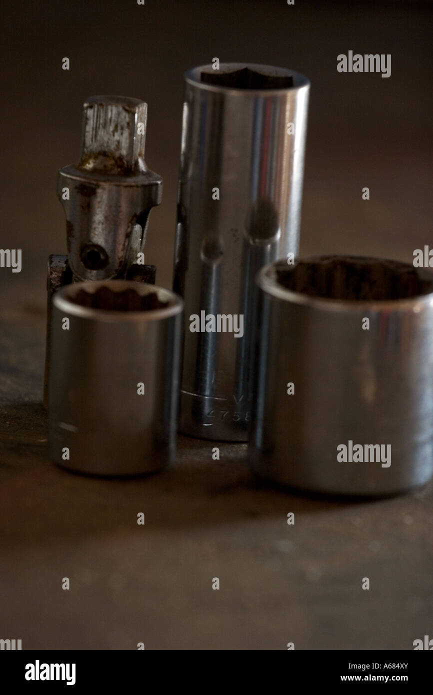 "Close-up" of sockets on work table Stock Photo - Alamy