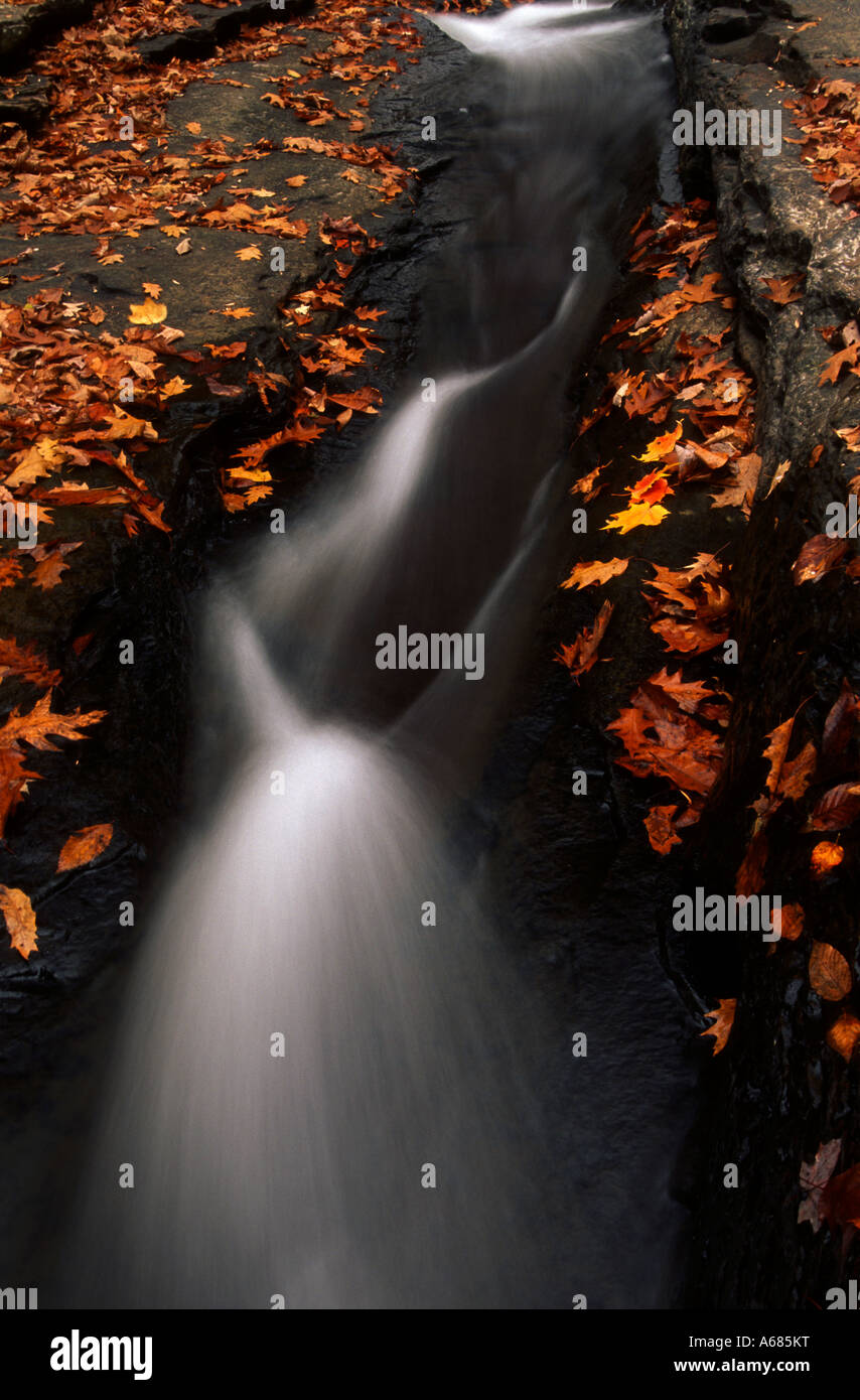 natural water slide in autumn Stock Photo - Alamy