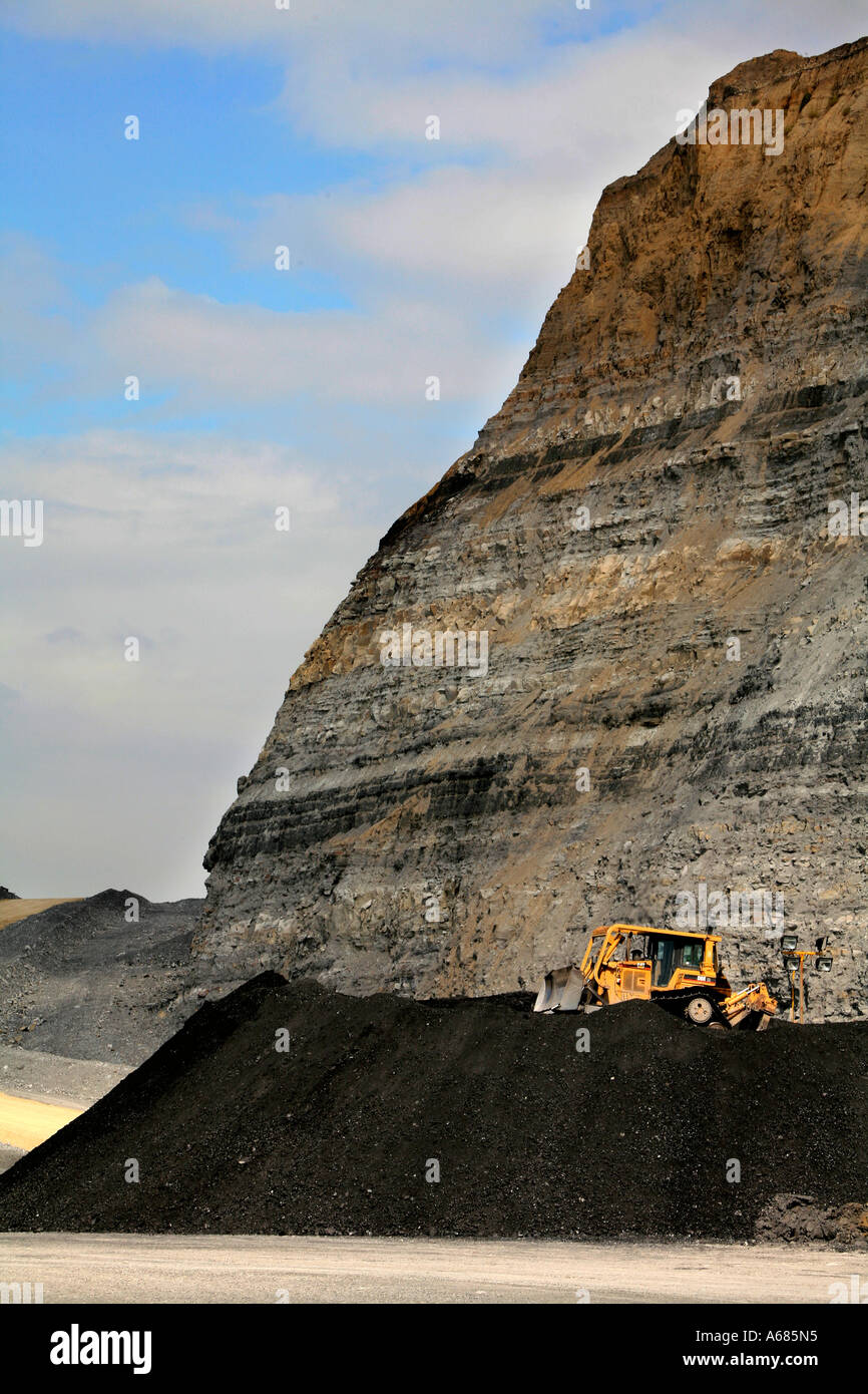 Coal in an open cut mine Stock Photo - Alamy