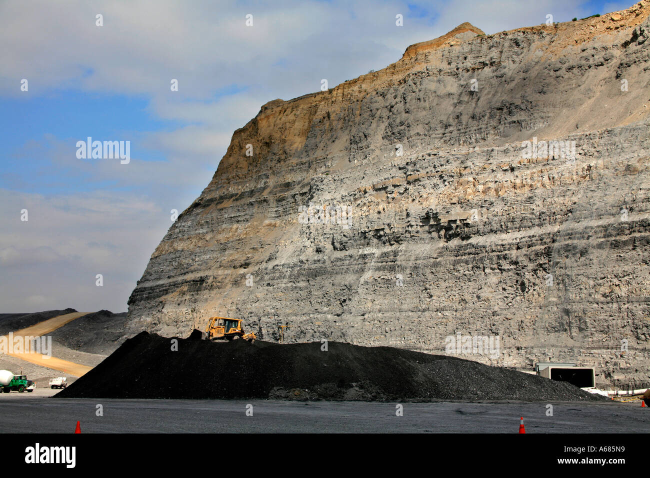 Coal in an open cut mine Stock Photo - Alamy