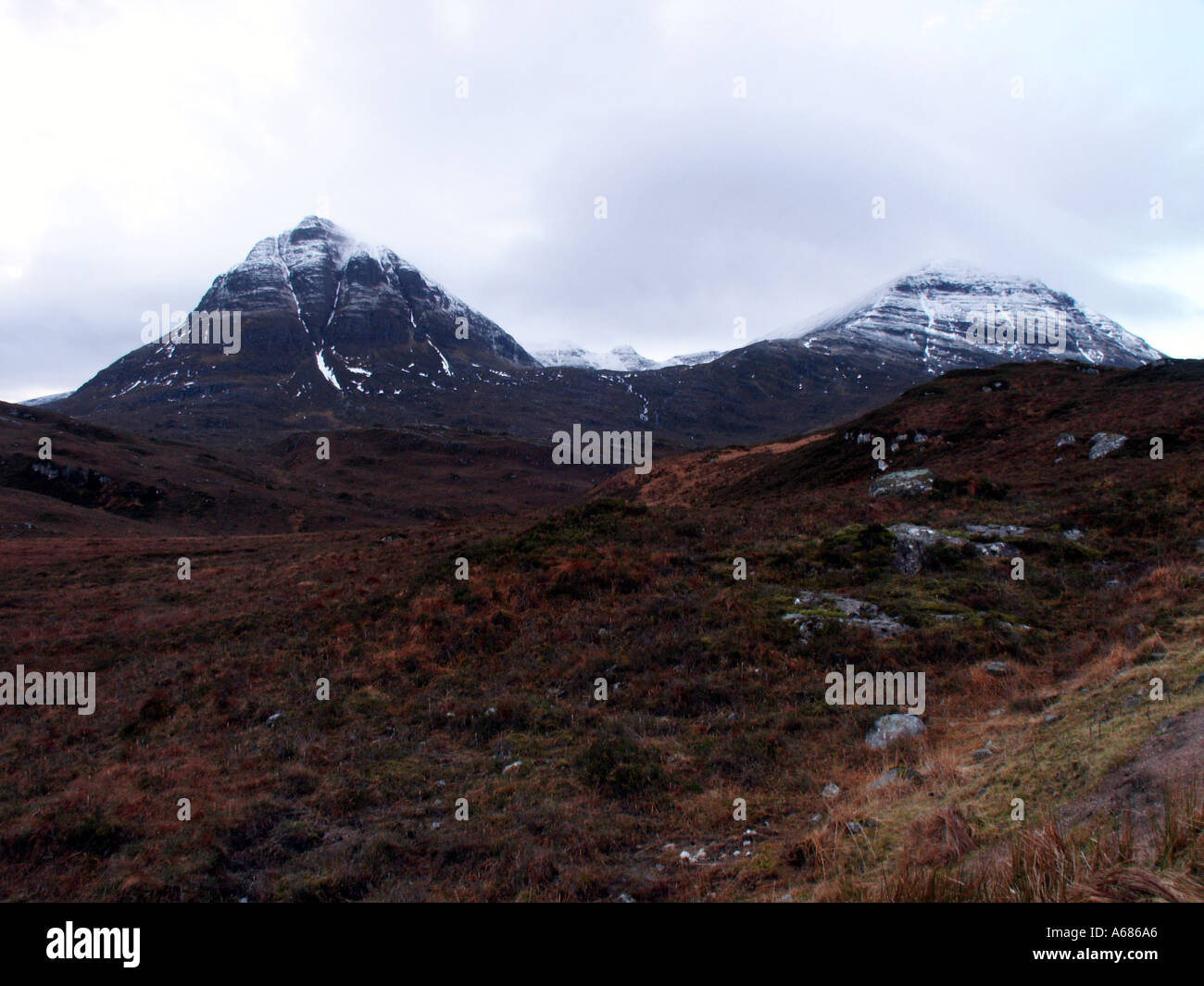 Sail Ghorm and Sail Gharbh Scottish Highlands Stock Photo - Alamy
