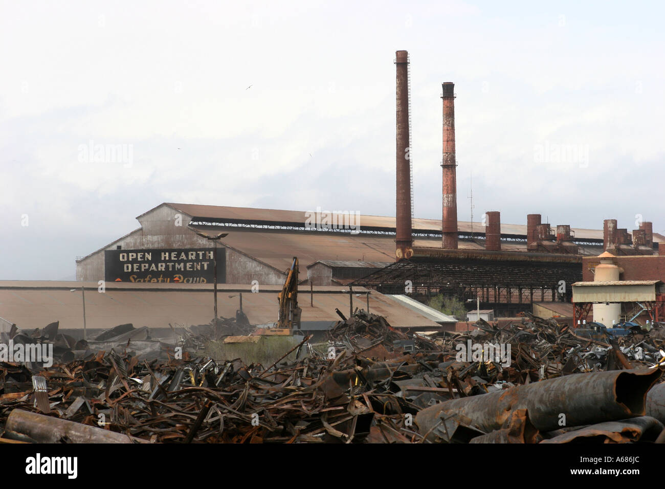 Geneva Steel Orem Utah demolition and destruction Stock Photo - Alamy