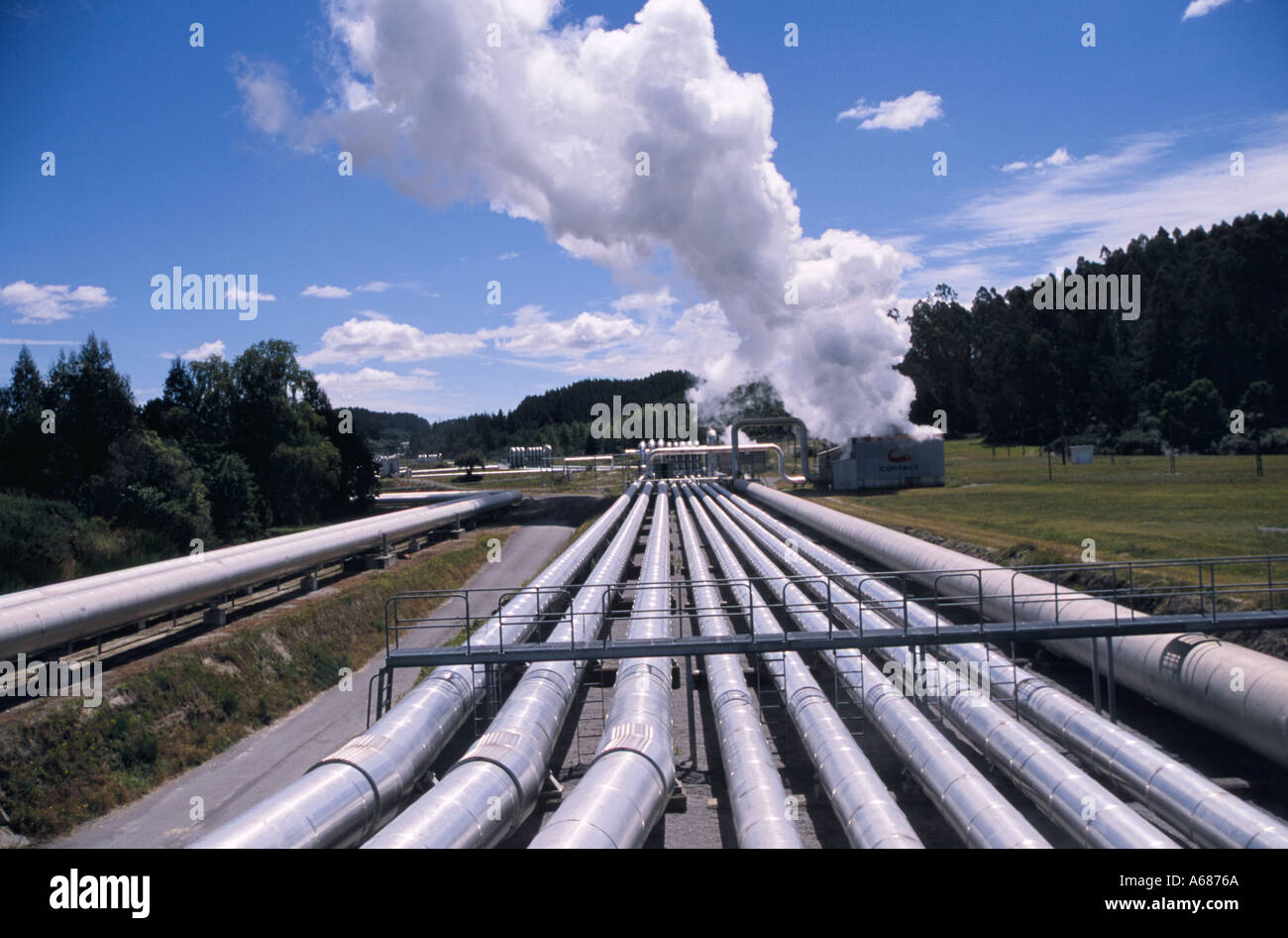 Wairakei geothermal power plant hi-res stock photography and images - Alamy
