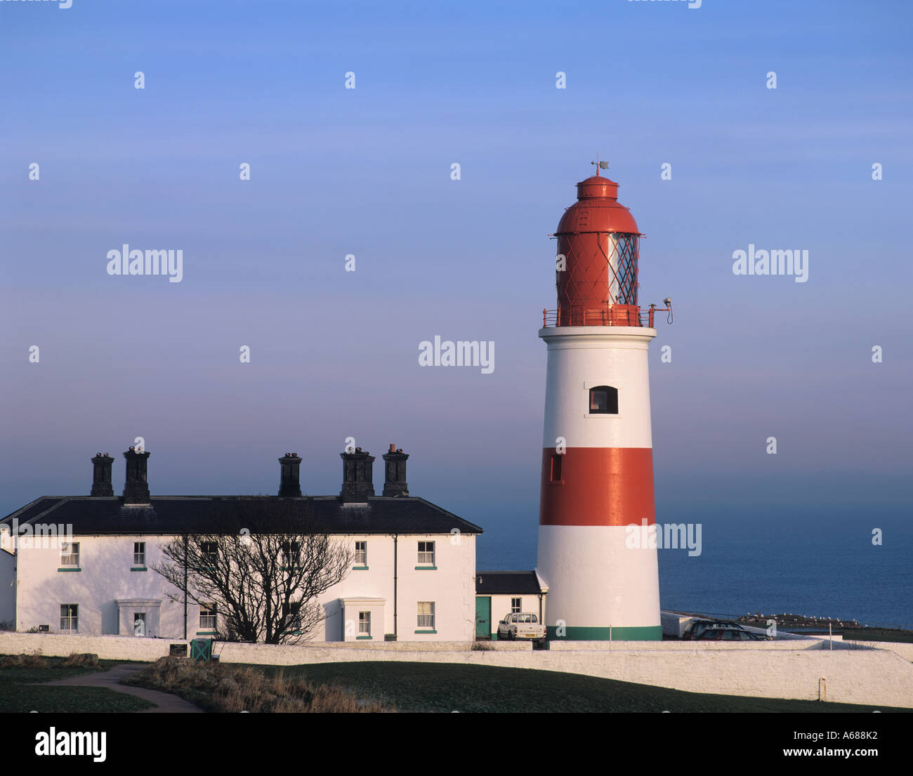 Souter Lighthouse is a landmark on the South Tyneside coast of Tyne ...