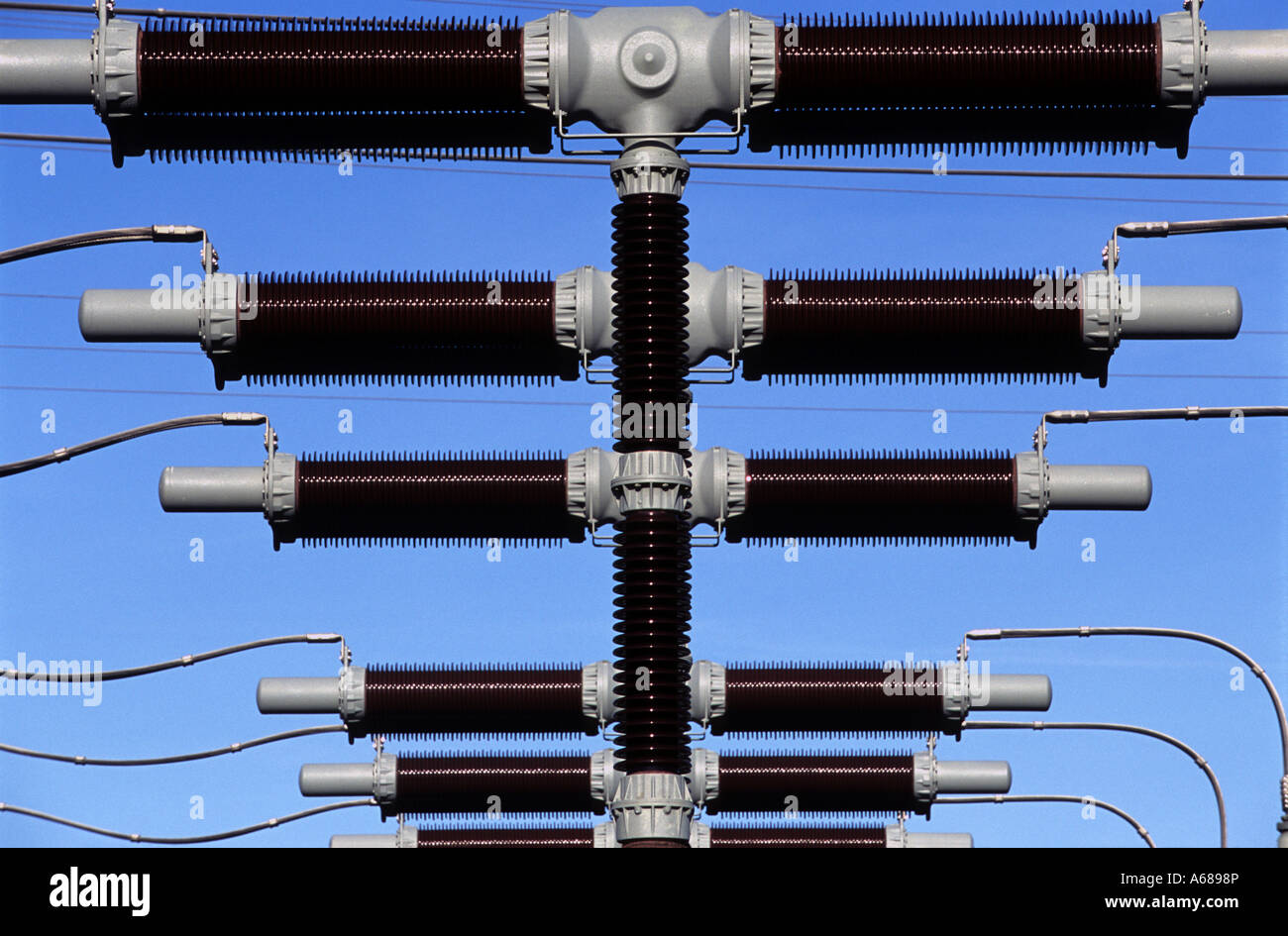 electricity substation, Solingen, North Rhine Westphalia, Germany Stock ...