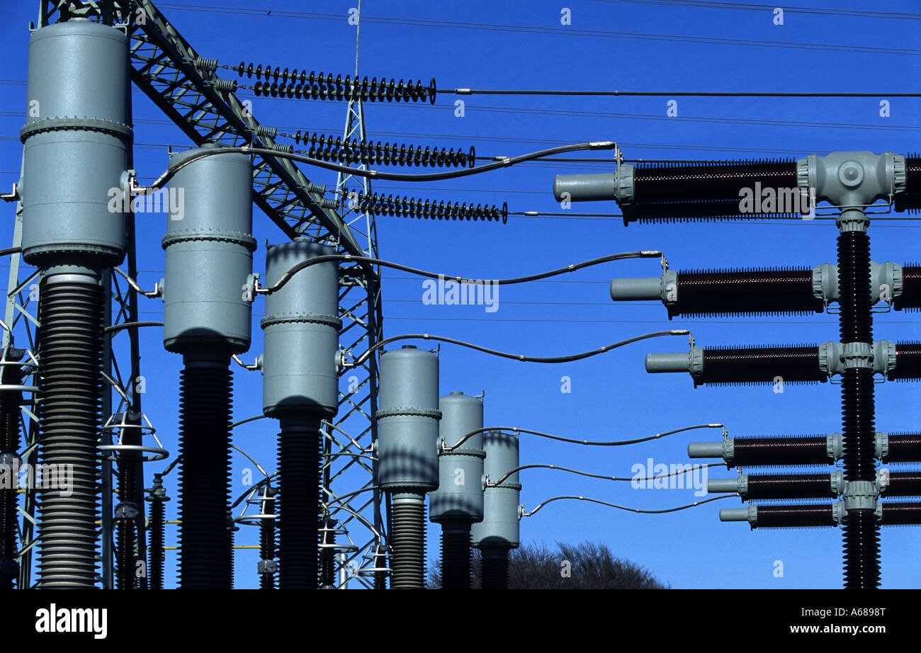 electricity substation, Solingen, North Rhine Westphalia, Germany Stock ...