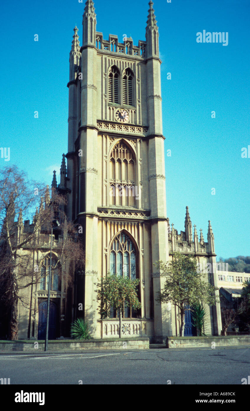 St Mary the Virgin Church, Bathwick, Bath Spa Somerset, UK Stock Photo ...