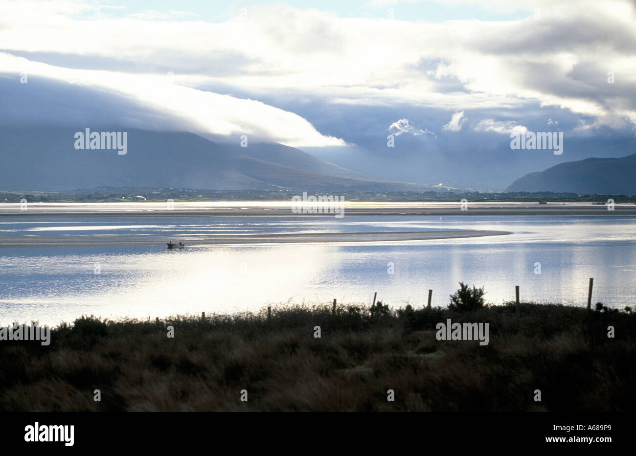 calm waters on a tidal sea inlet on irelands west coast Stock Photo - Alamy