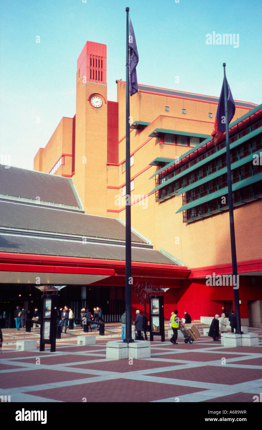 The British Library, Euston Road, London, UK Stock Photo - Alamy