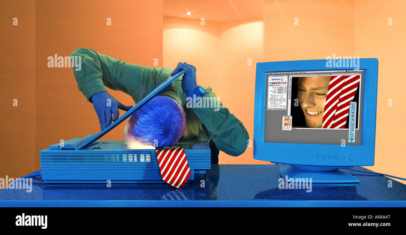 how to scan humour joke fun Stock Photo - Alamy