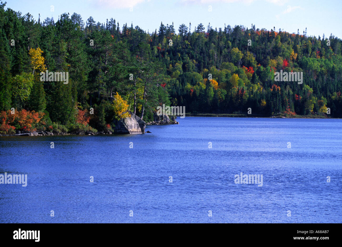 Indian summer in Québec Canada Stock Photo - Alamy