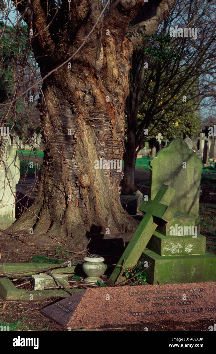 Isleworth cemetery, west London, UK Stock Photo - Alamy