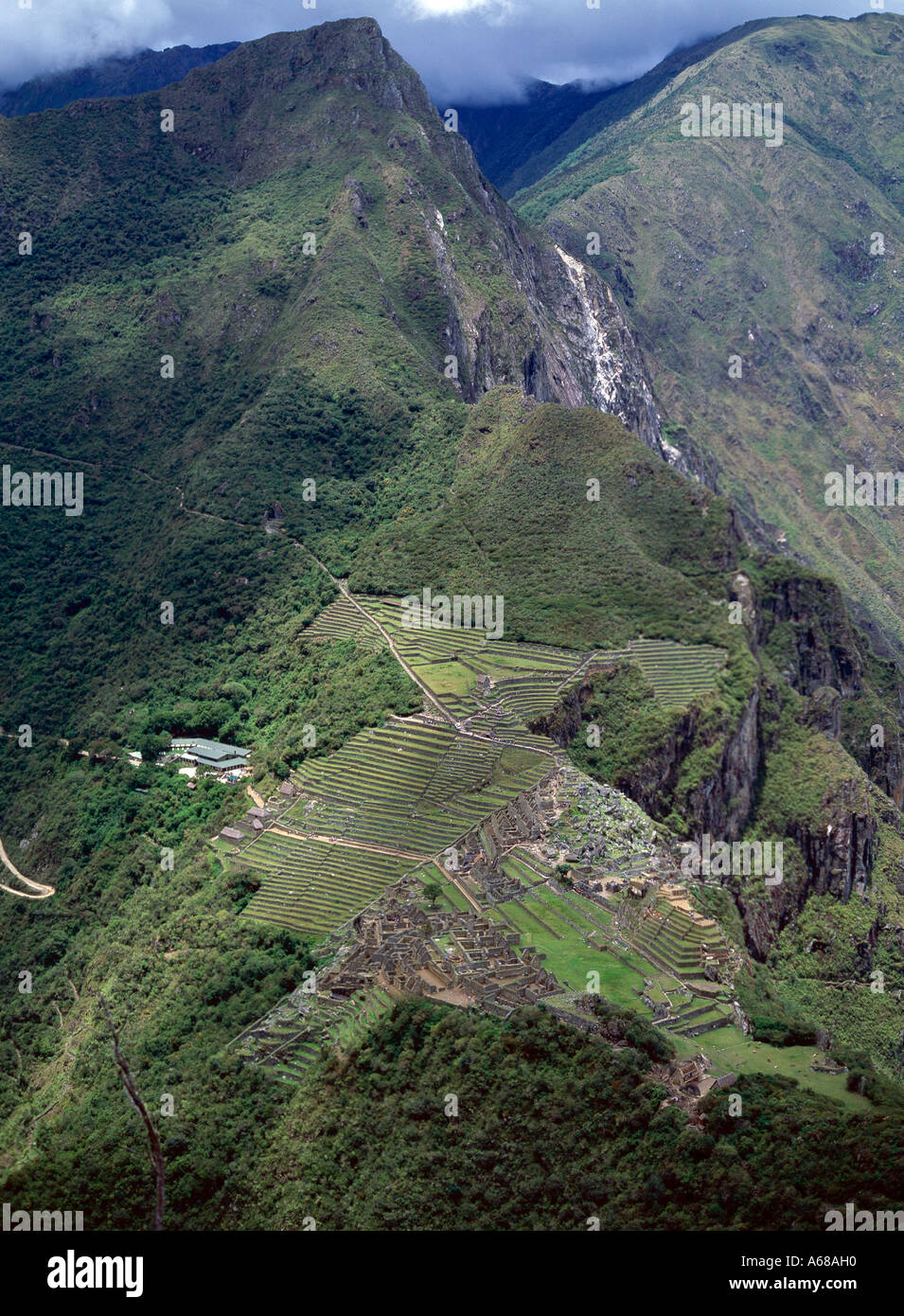 relics ruins of an early south american civilization situated high in ...