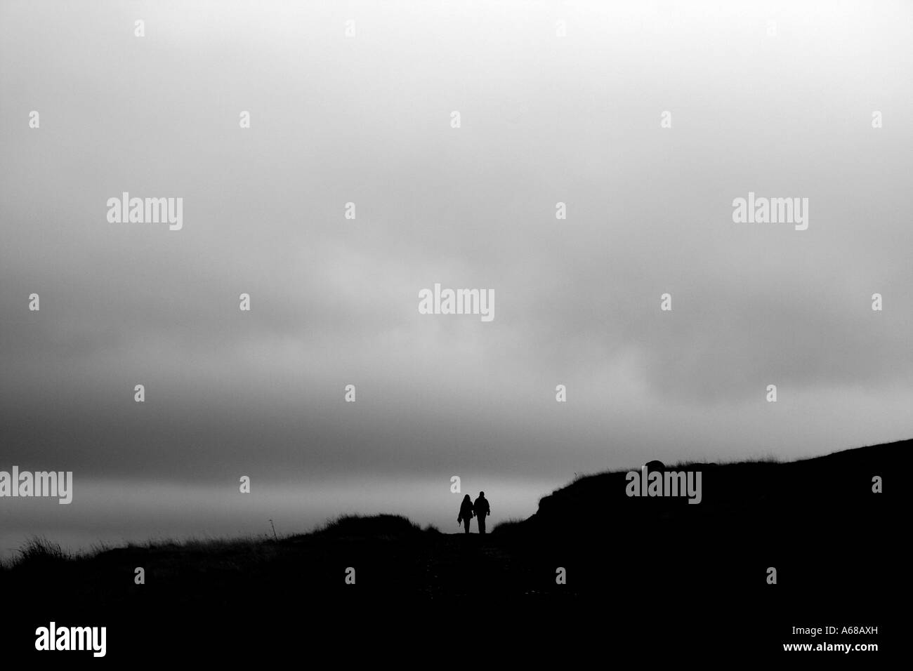 Couple walking in on Black and White Stock Photos & Images - Alamy