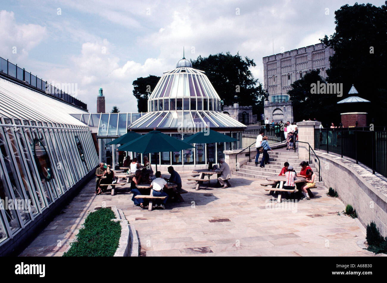 Norwich Castle and Castle Mall Norfolk England Stock Photo - Alamy
