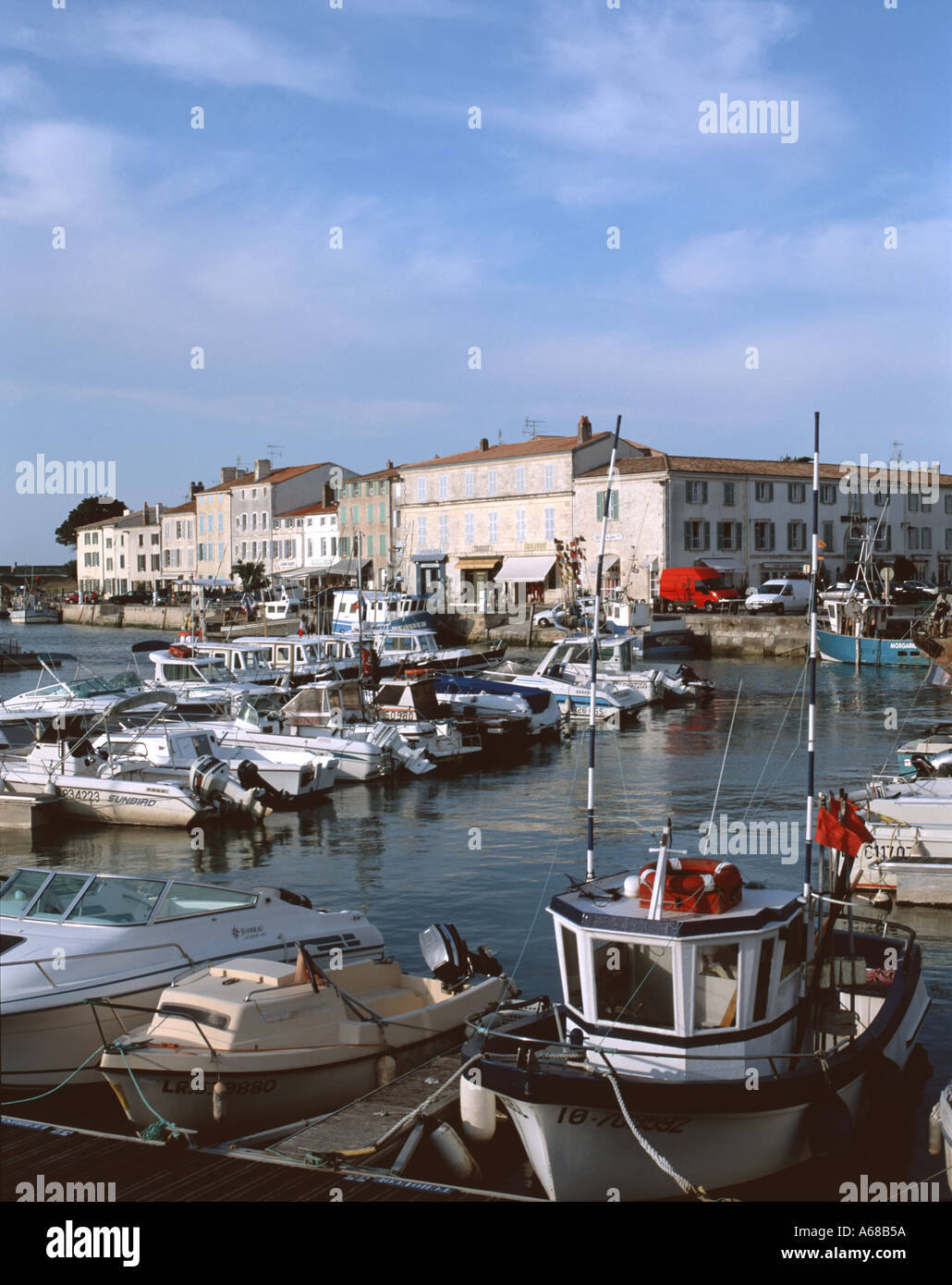The port at St Martin de Ré Stock Photo - Alamy