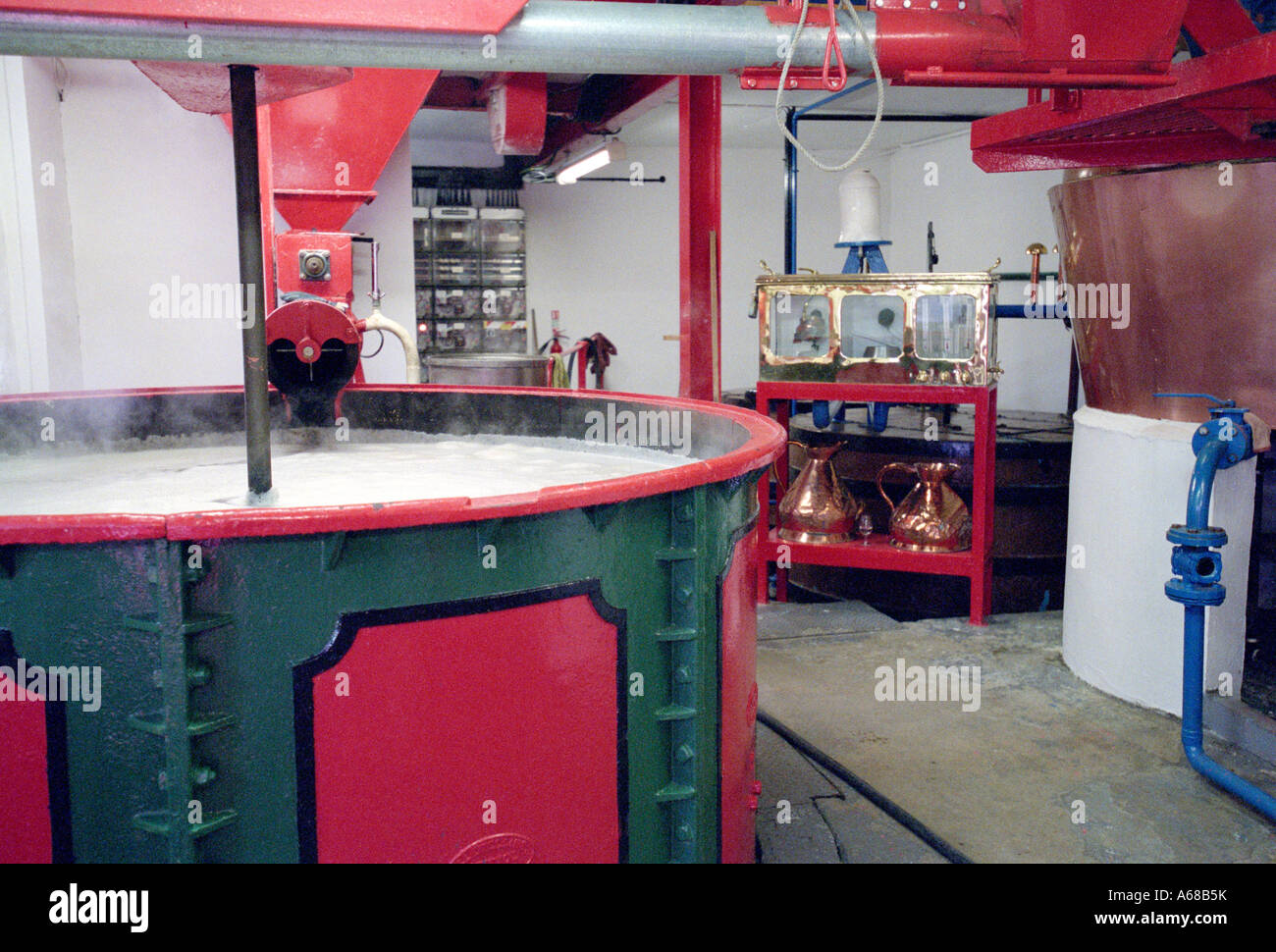 Still Room, Edradour Distillery, Pitlochery, Scotland Stock Photo - Alamy