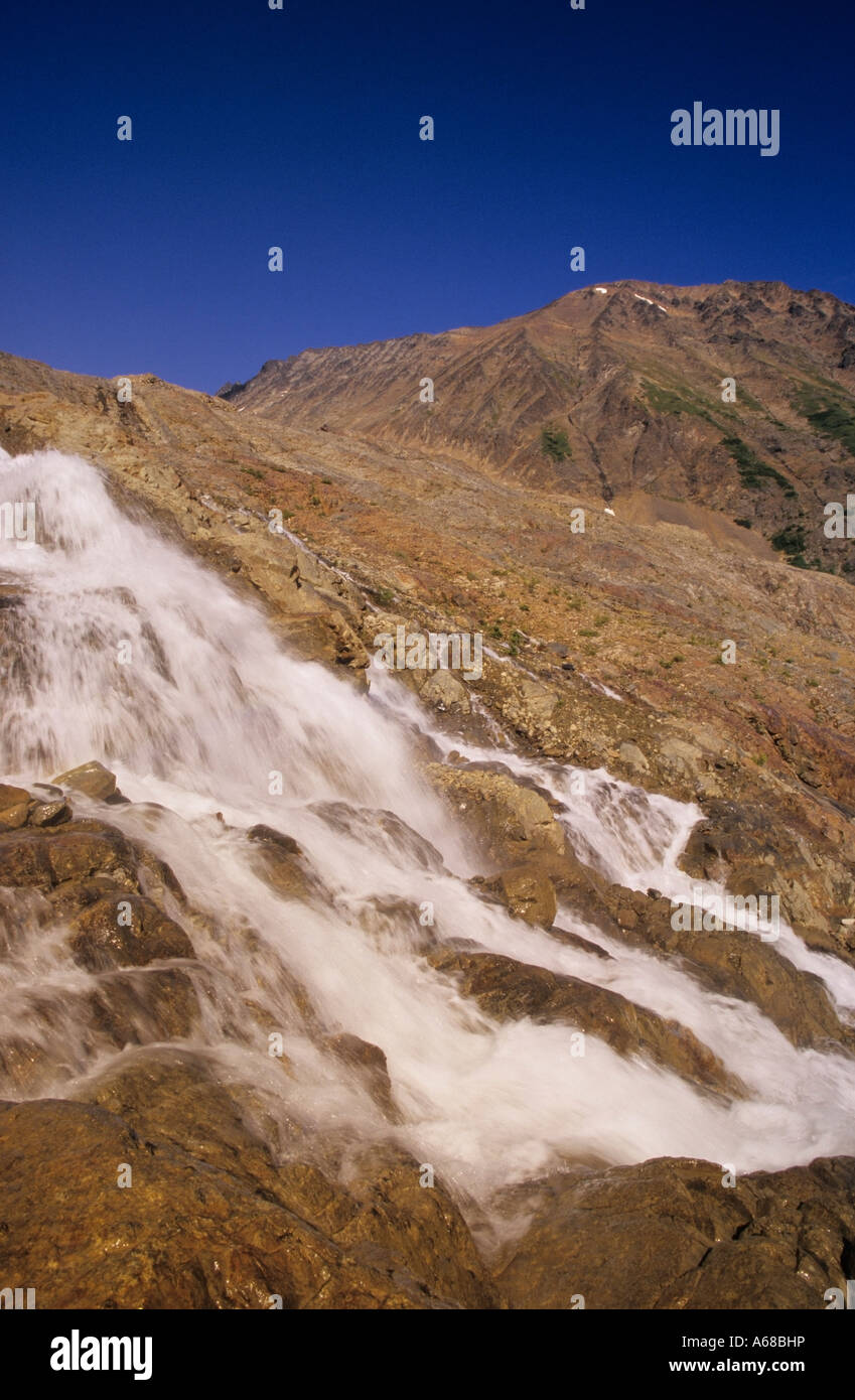 Alpine creek Hudson Bay mountain Smithers British Columbia Stock Photo ...