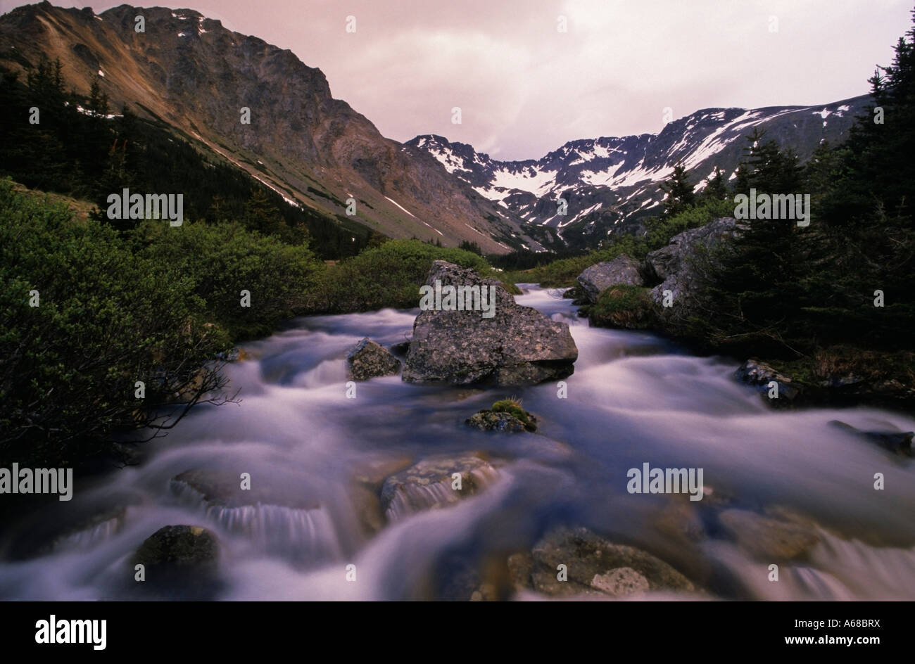 Driftwood Creek in Silver King Basin Babine Mountains Provincial Park ...
